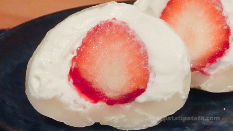 Recette : Mochi à la fraise et à la chantilly - Patati Patate